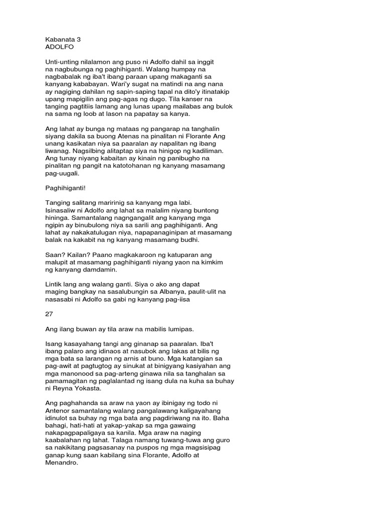 Kabanata 3 | PDF