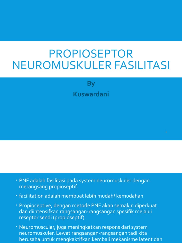 Prinsip Dasar PNF-1 | PDF