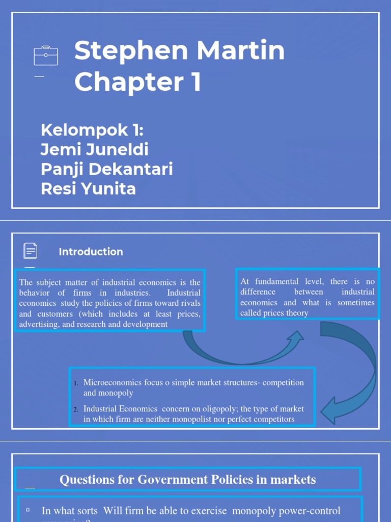 Industrial Economics: Market Behavior Insights | PDF | Monopoly | Economics