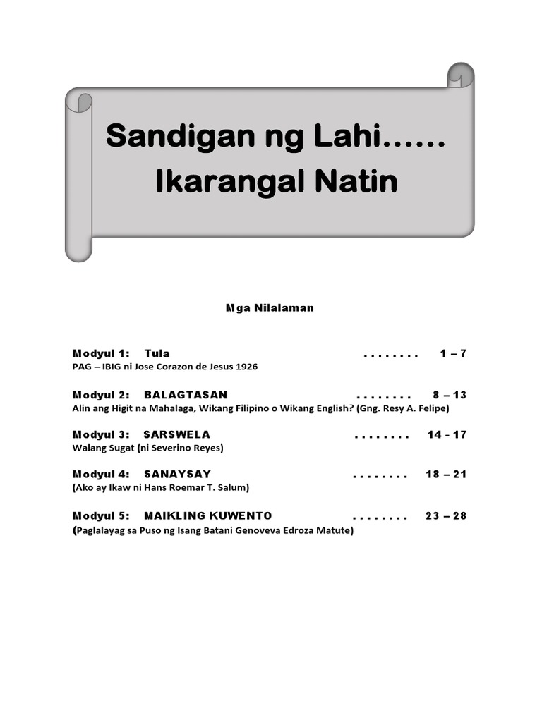 2nd Quarter Filipino 8 | PDF