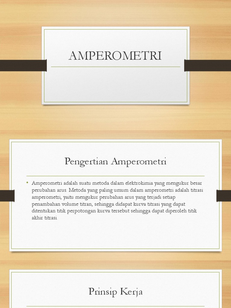 AMPEROMETRI | PDF
