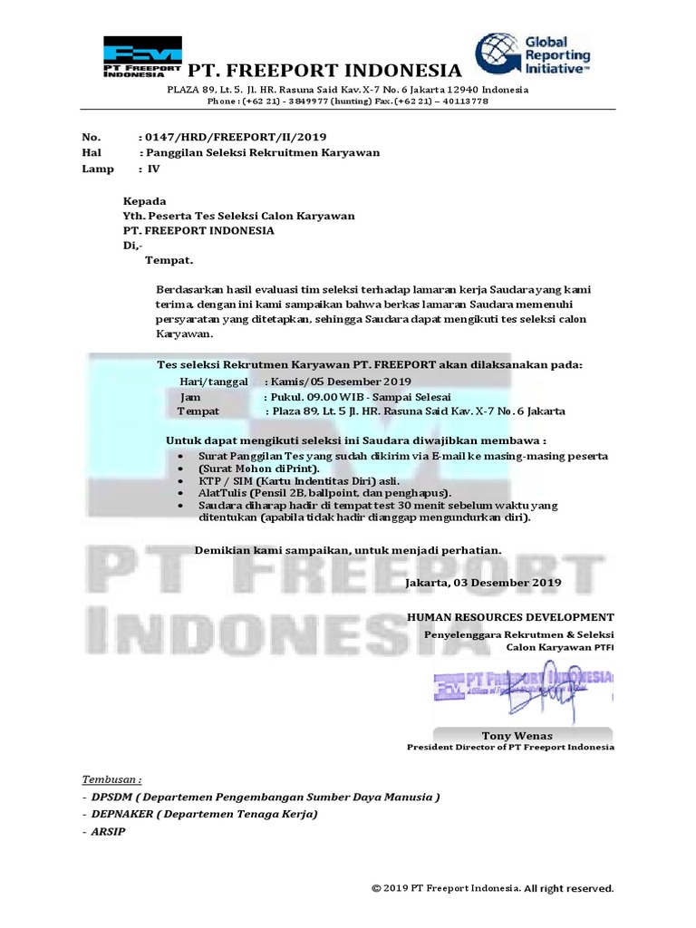 Contoh Rekrutmen Palsu | PDF