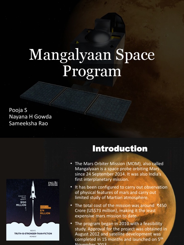 Mangalyaan: India's Mars Orbiter Mission | PDF | Mars | Exploration Of Mars