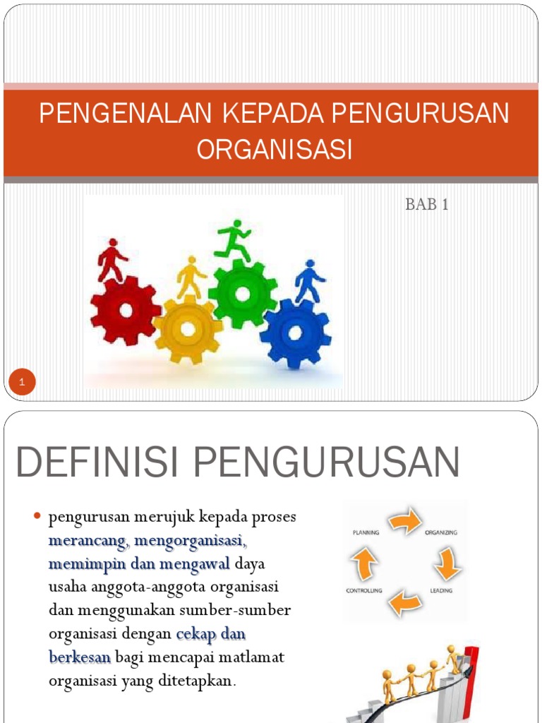 Pengenalan Pengurusan Organisasi | PDF