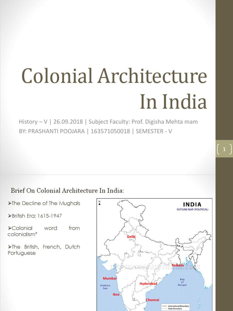 Colonial Architecture in India | PDF | Delhi | Mumbai