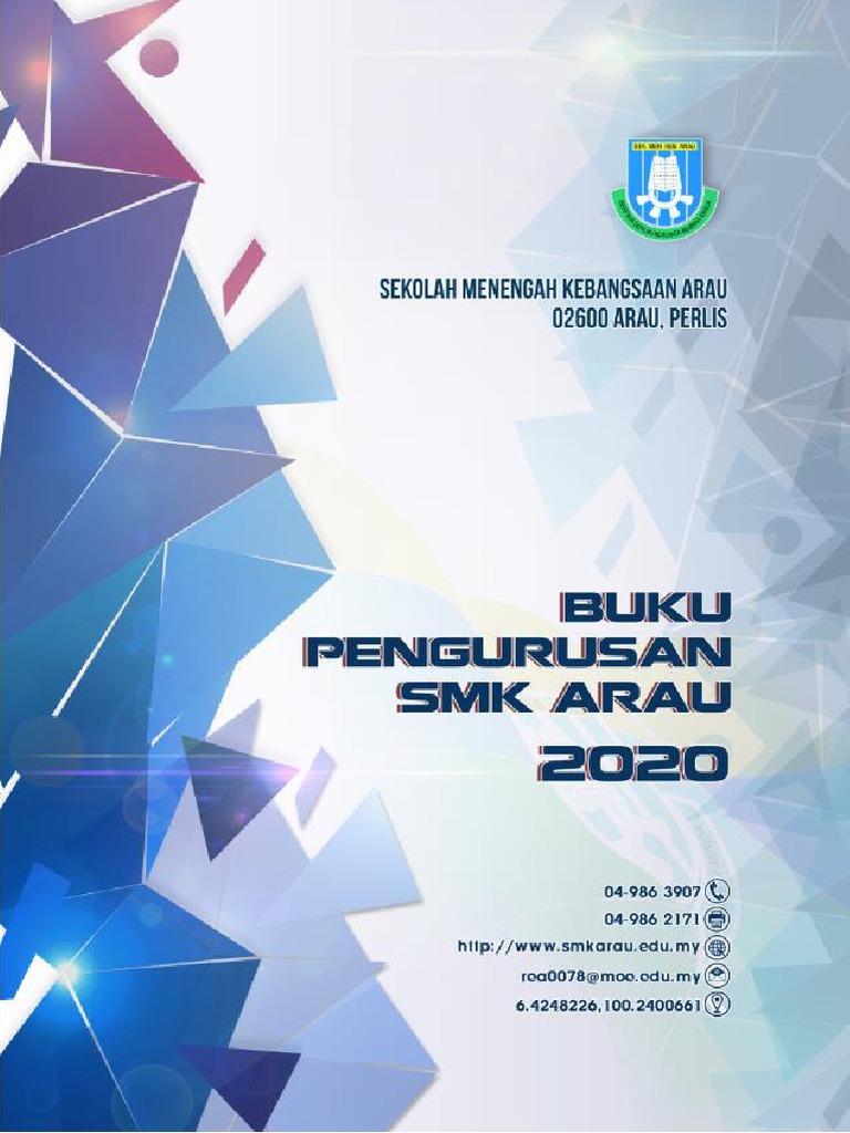 Buku Pengurusan SMK Arau, Perlis 2020