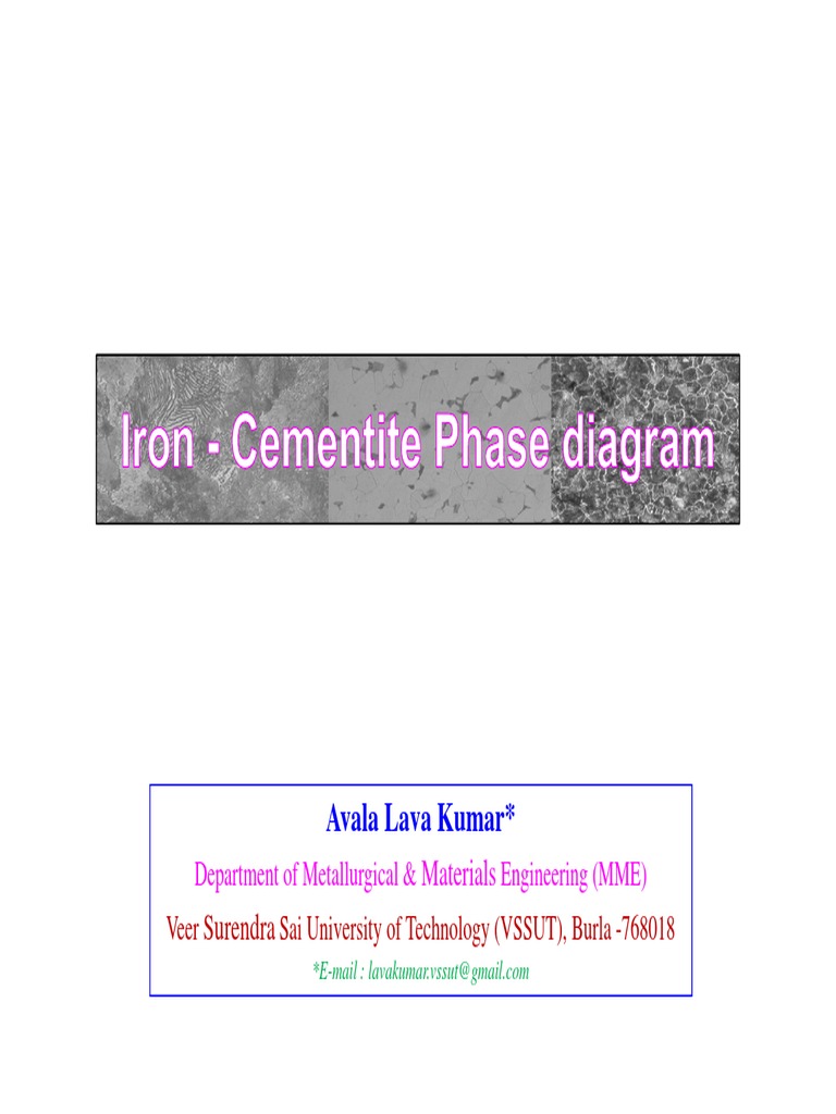 5 Iron-Cementite Phase Diagram | Download Free PDF | Steel | Heat Treating