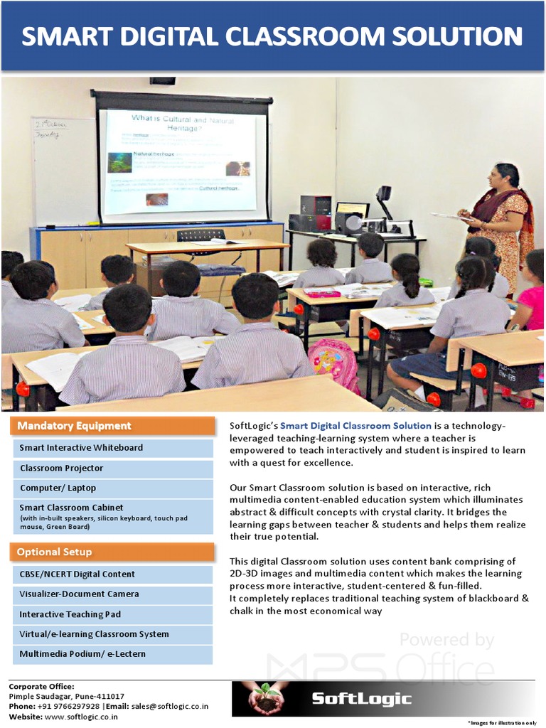 Smart Classroom Solution Brochure | PDF | Electronics | Media Technology