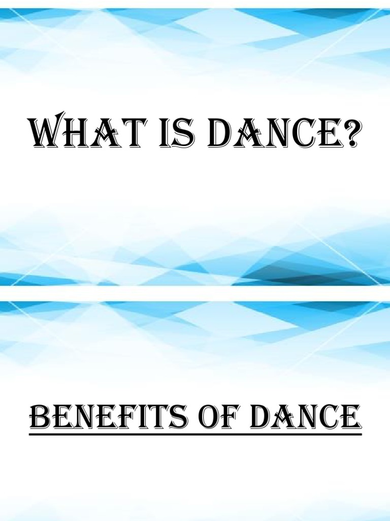 Benefits of Dance | PDF | Cardiovascular Diseases | Dances