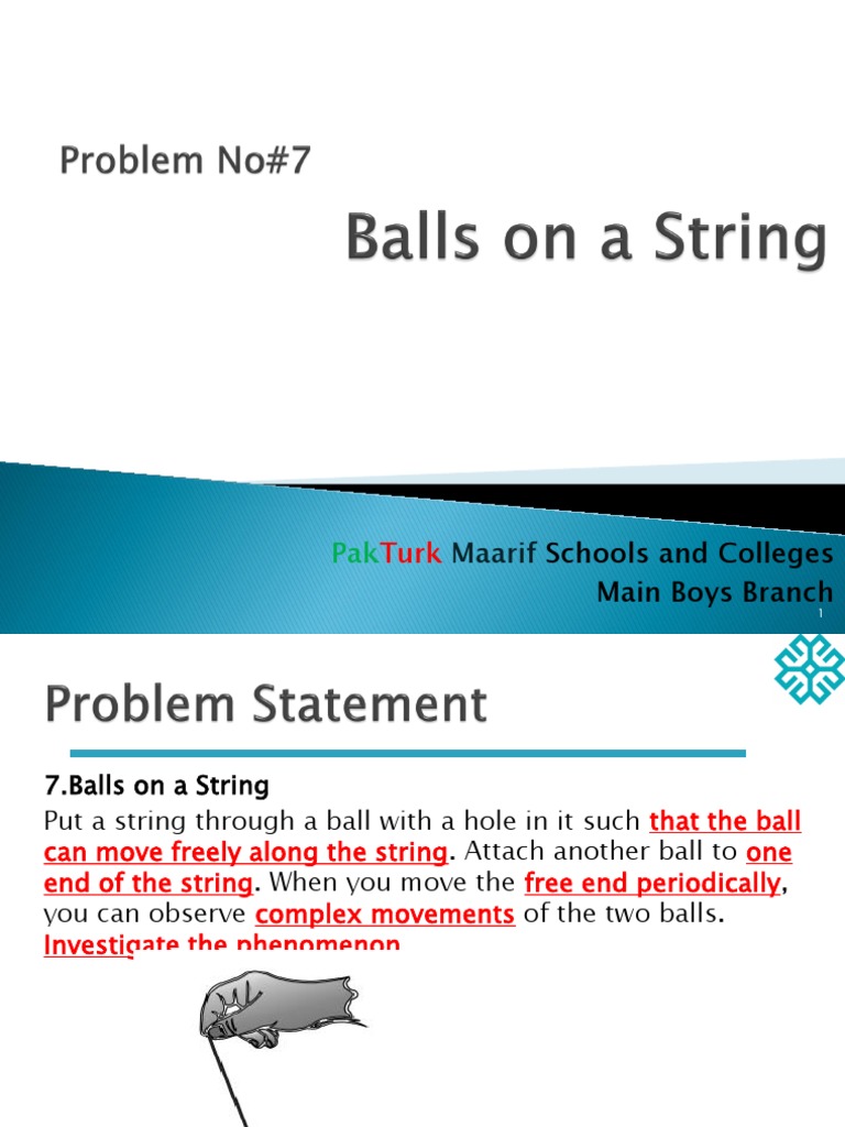 Balls On A String | PDF | Orbit | Velocity