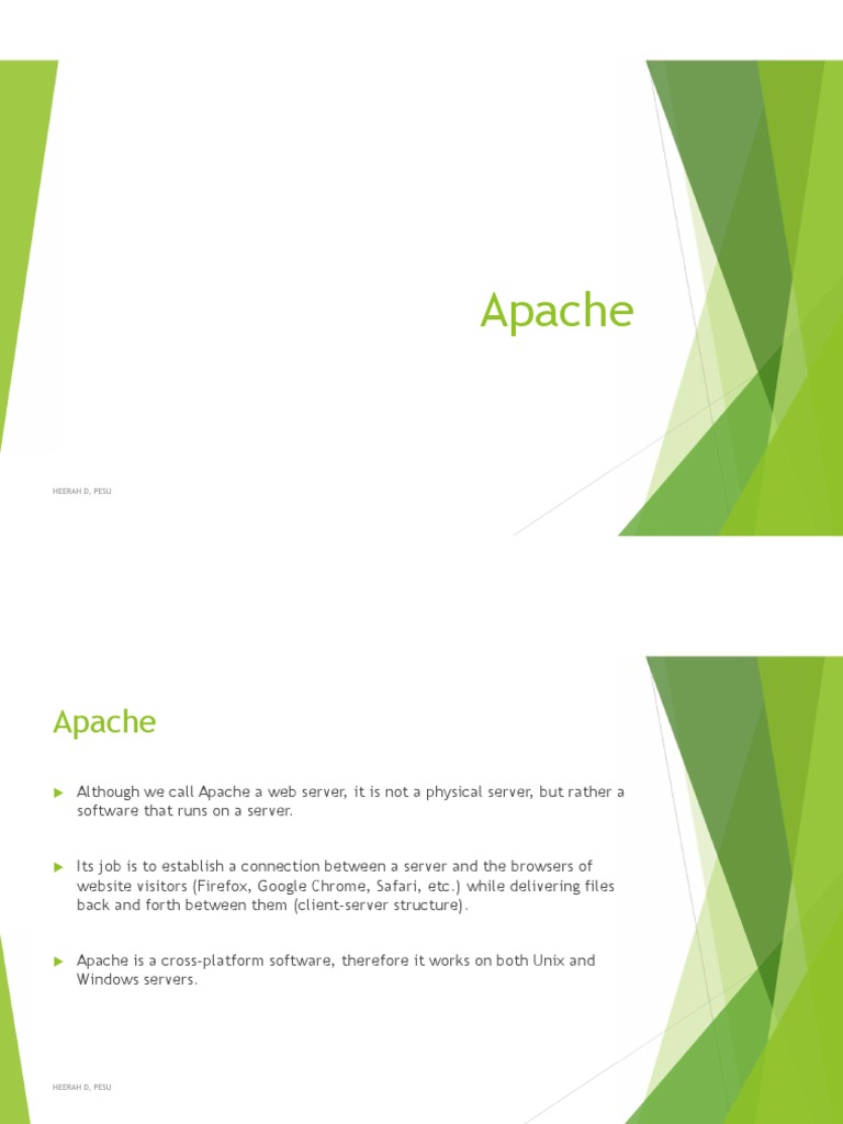 Apache PDF | PDF | Web Server | Internet & Web