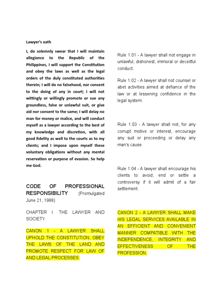 Lawyer's Oath | PDF | Lawyer | Law Clerk