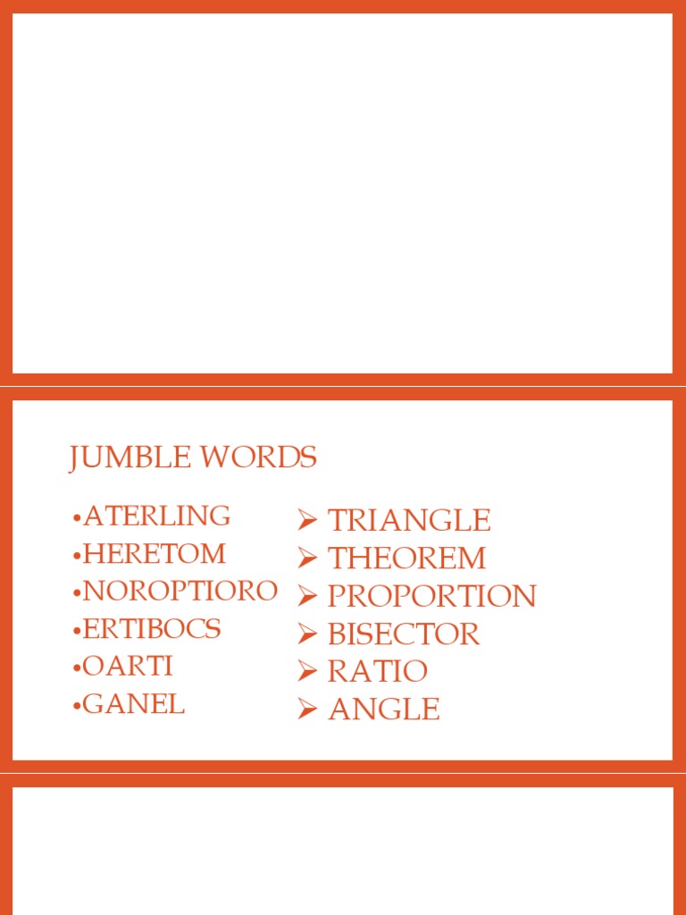 Triangle Angle Bisector Theorem Worksheet | PDF | Teaching Methods ...