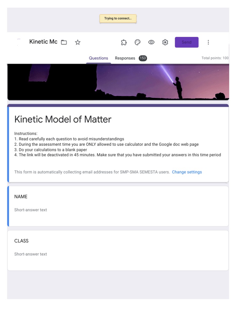 Kinetic Model of Matter - QUIZ | PDF | Gases | Pressure