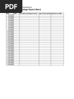 Breakage Report Form | PDF
