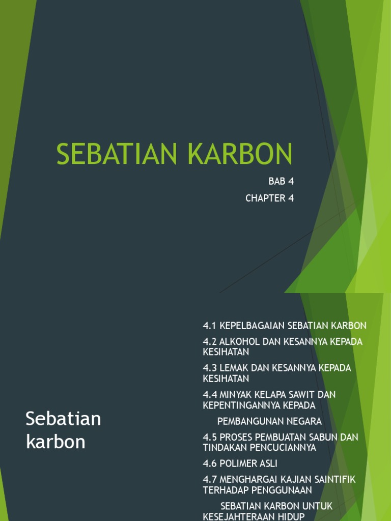 Bab 4 Sebatian Karbon | PDF
