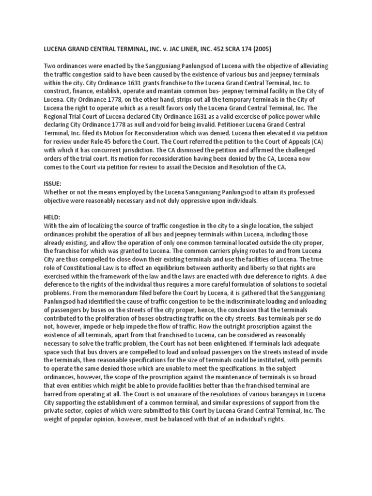 Lucena Grand Central Terminal | PDF | Local Ordinance | Government