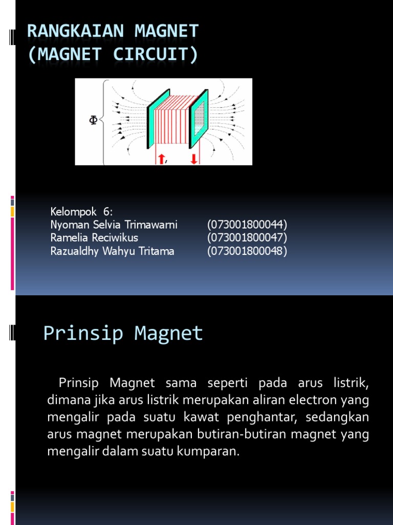 Rangkaian Magnet Teknik Tenaga Listrik | PDF