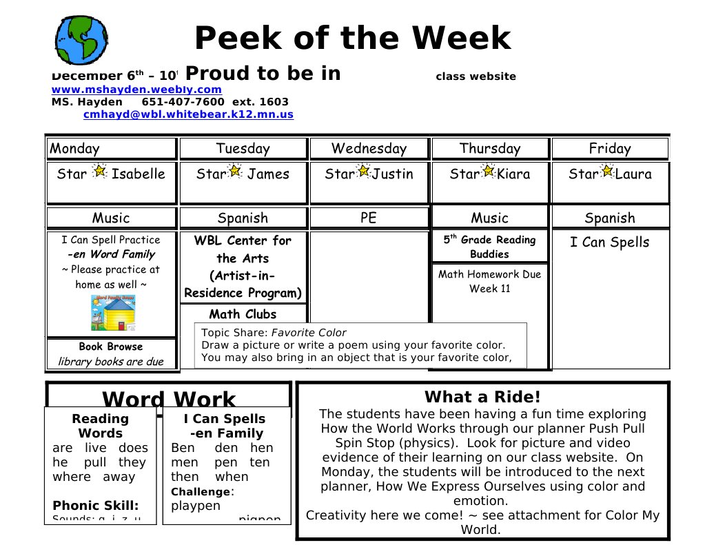 Peek of The Week New | PDF