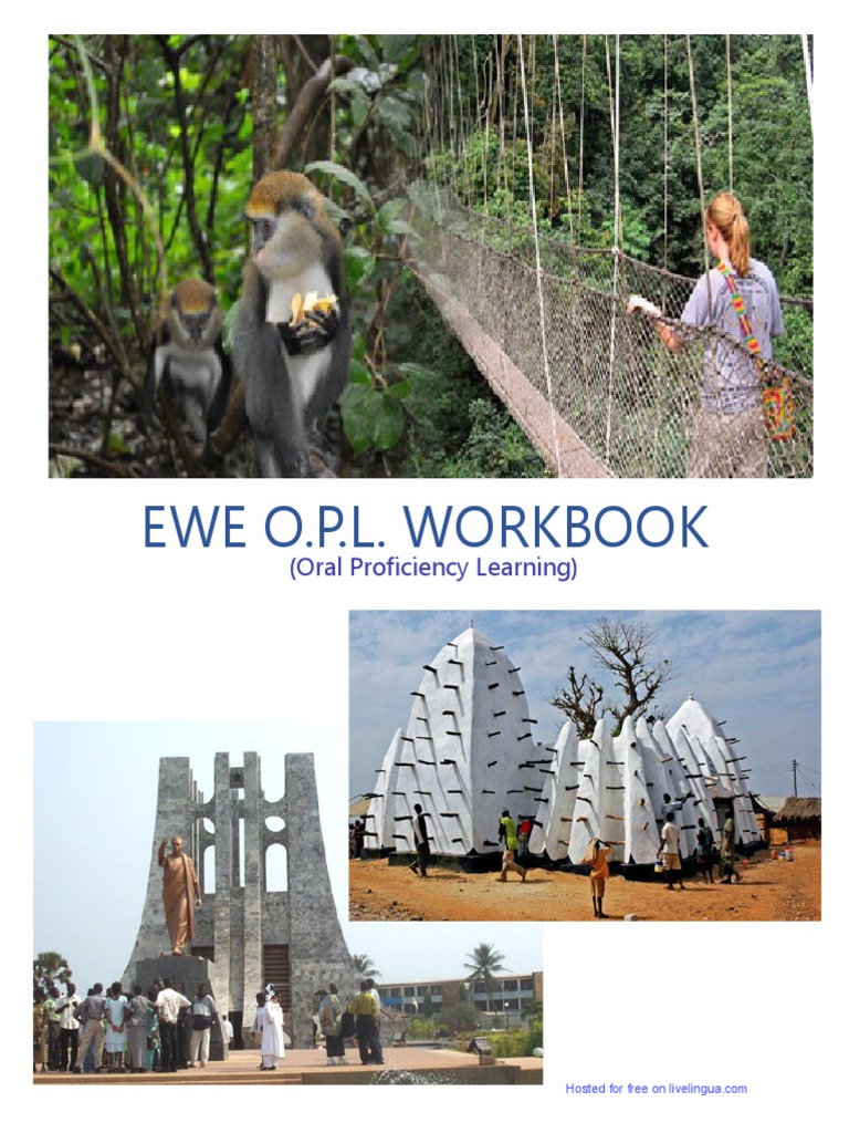 Ewe Language Learning Workbook | PDF | Verb | English Language