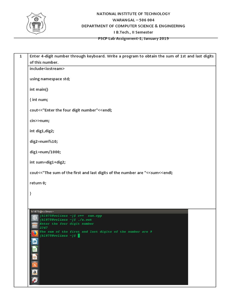 Programming Assignment | PDF | Integer (Computer Science) | Triangle
