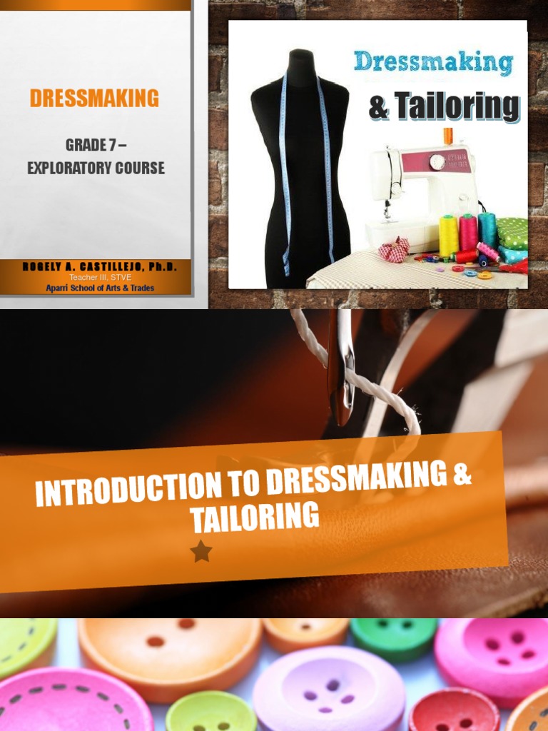 Dressmaking Introduction | PDF | Fashion | Sewing