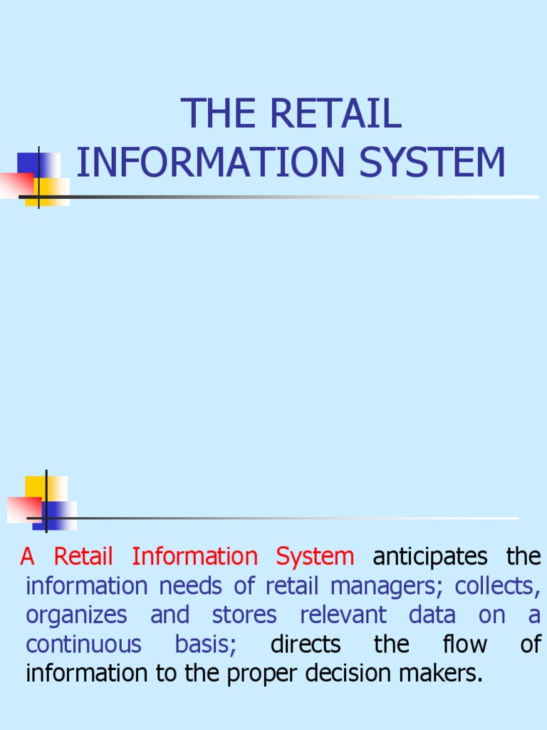 Retail Information System | PDF | Point Of Sale | Universal Product Code