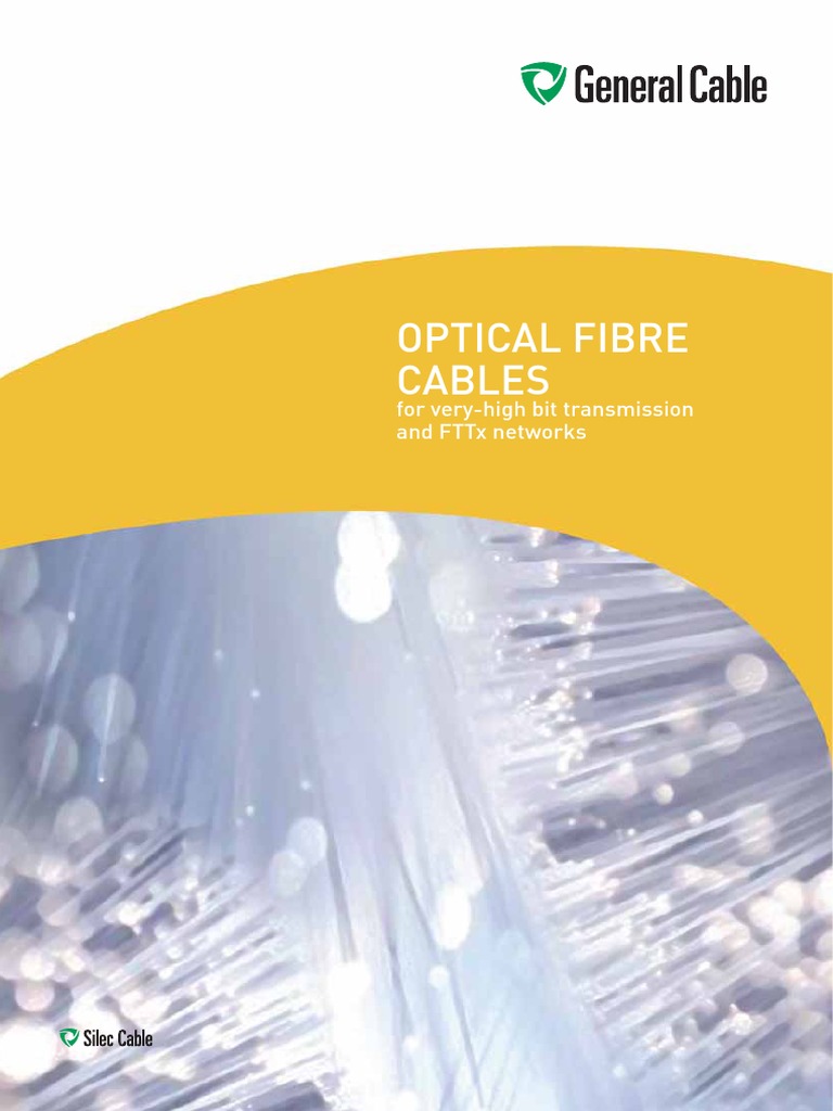 Optical Fibre Cables SILEC | PDF | Optical Fiber | Manufactured Goods