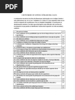 Escala de Satisfacción Laboral de Warr, Cook y Wall PDF | PDF | Ajedrez ...