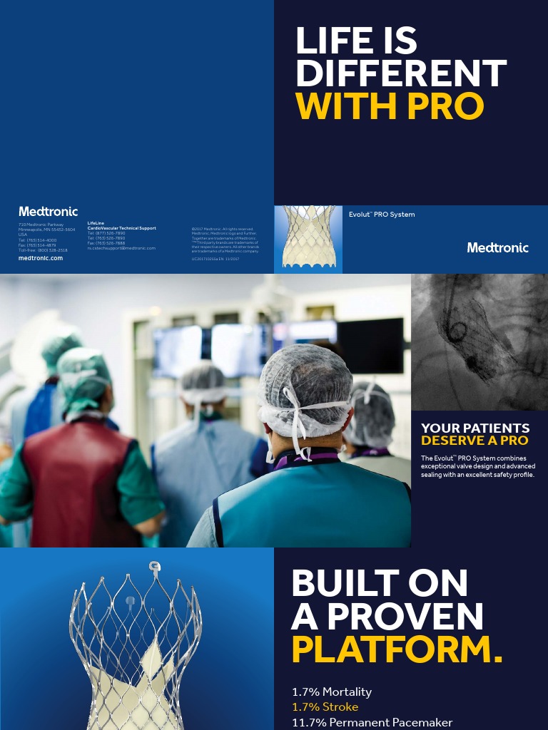 Evolut Pro Mini Product Brochure PDF | PDF | Coronary Circulation | Heart