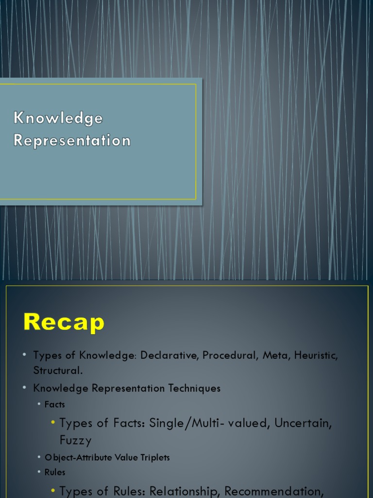 Lecture 5 Knowledge Representation | PDF | First Order Logic | Proposition