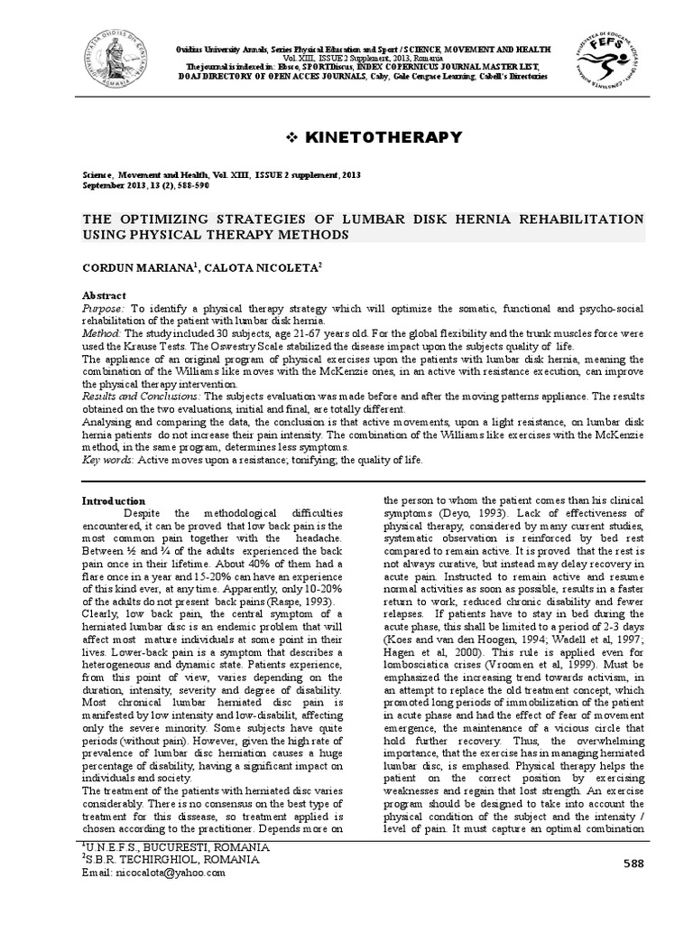 KINETOTHERAPY | PDF | Balance (Ability) | Anatomical Terms Of Motion