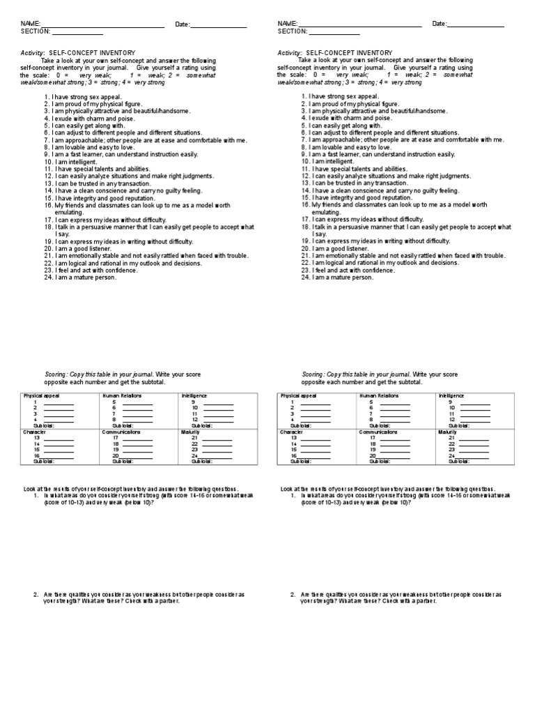 PerDev Activity 1 | PDF | Parenting | Relationships
