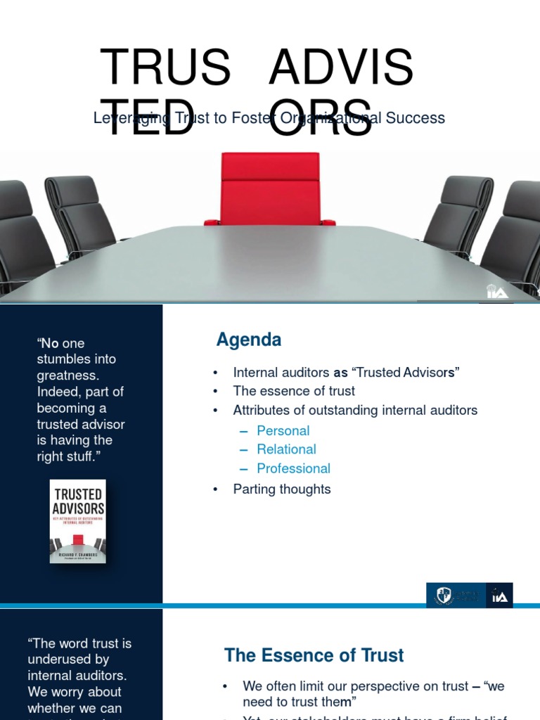 Richard Chambers Trusted Advisors Web | PDF | Critical Thinking ...