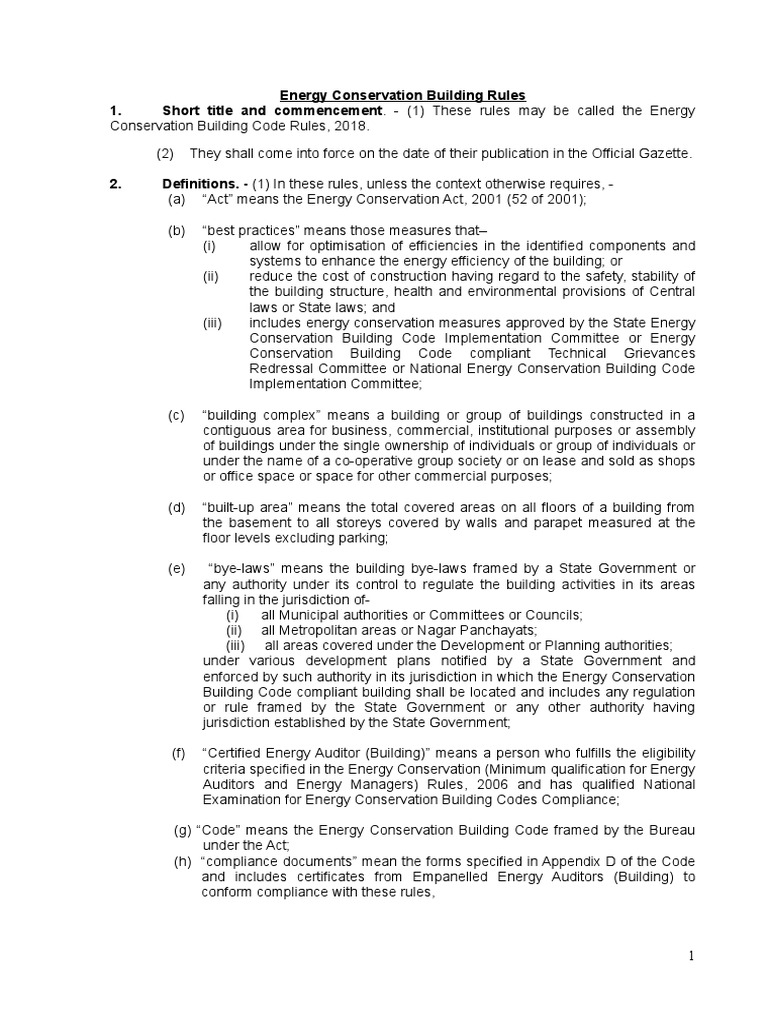 TN Ecbc 2018 | PDF | Building Code | Regulatory Compliance