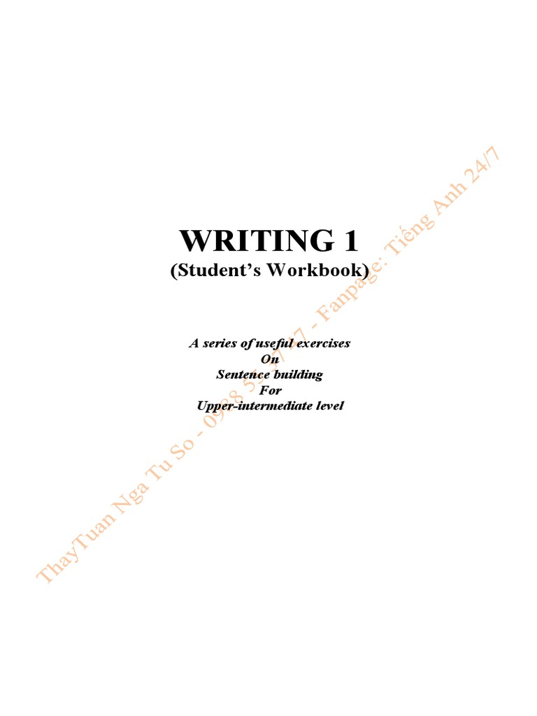 WRITING 1 Students Workbook A Series of | PDF | Nature