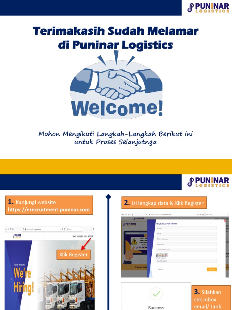 Panduan Kandidat Puninar Logistics | PDF