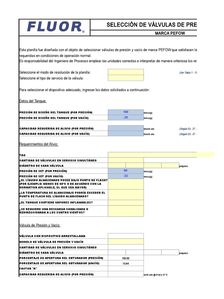 Catálogo PVSV PEFOW (En Elaboración) | PDF | Vacío | Ingeniería Química