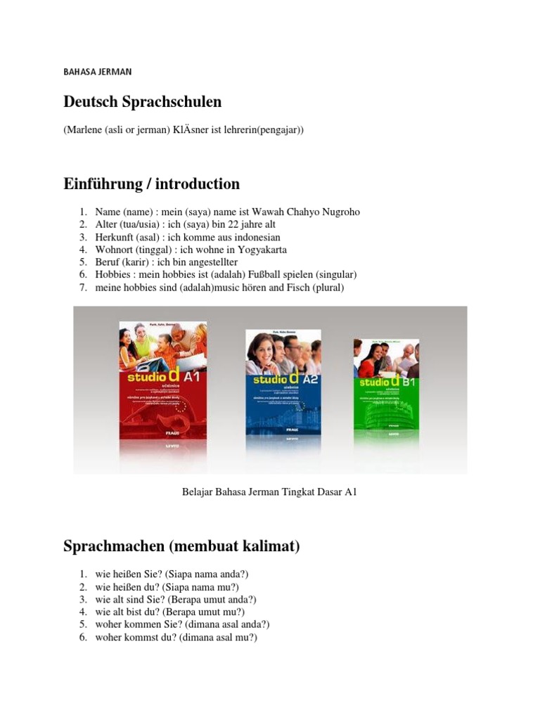 Bahasa Jerman | PDF