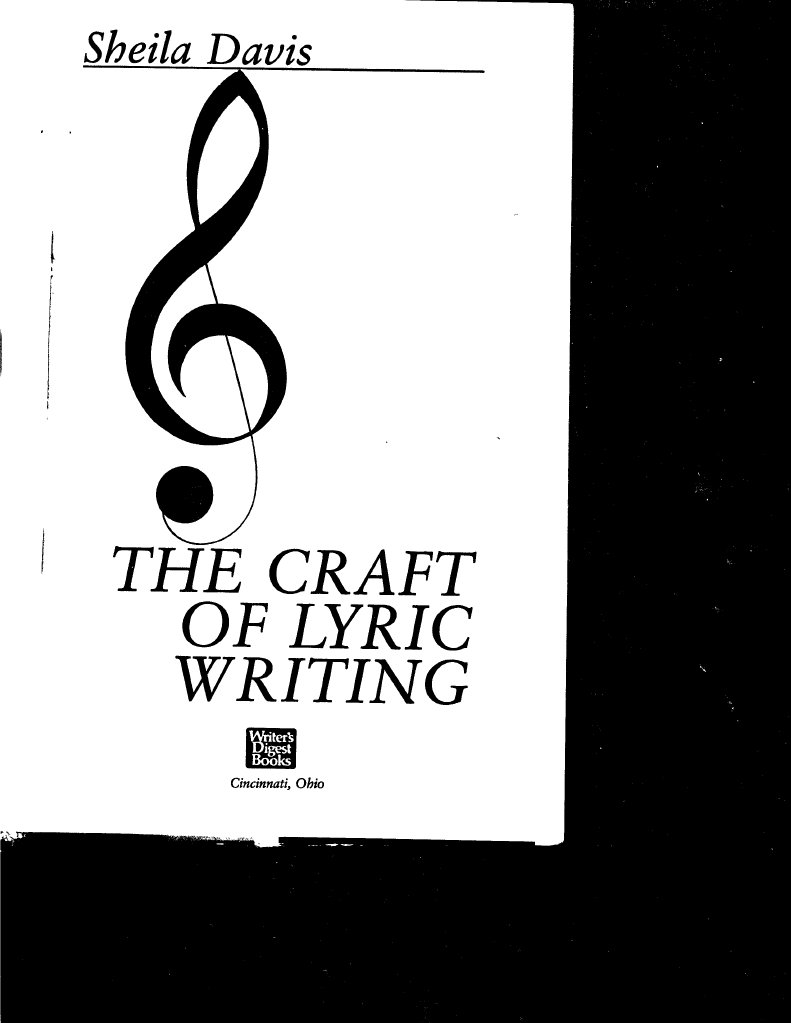 Sheila Davis - Craft of Lyric Writing | PDF