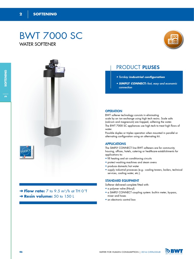 BWT 7000 SC | PDF | Water | Home Appliance