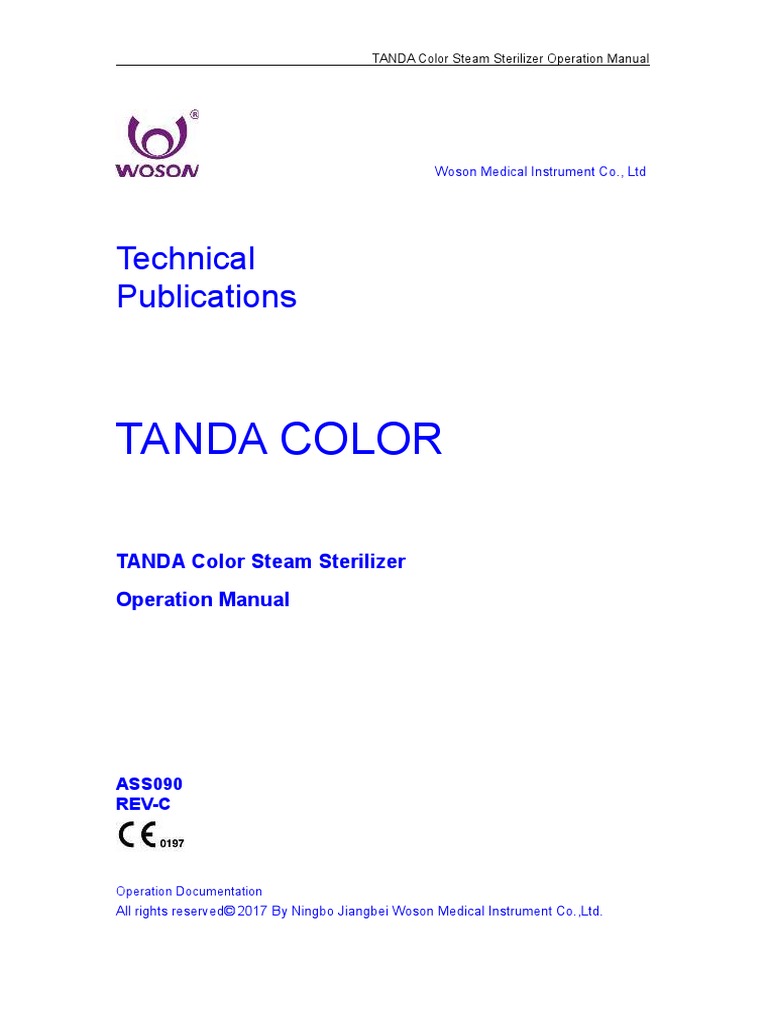 Tanda Color User Manual | PDF | Medical Device | Valve