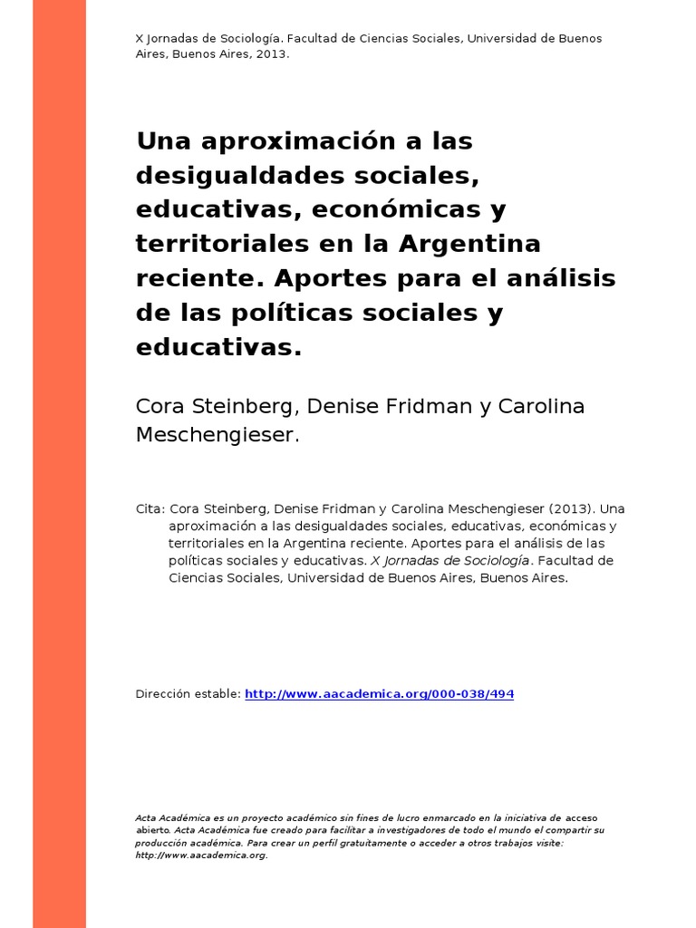 Cora Steinberg, Denise Fridman y Caro (..) (2013) - Una Aproximacion A ...