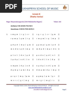 Swara Exercises in Audava Ragas | PDF | Classical And Art Music ...