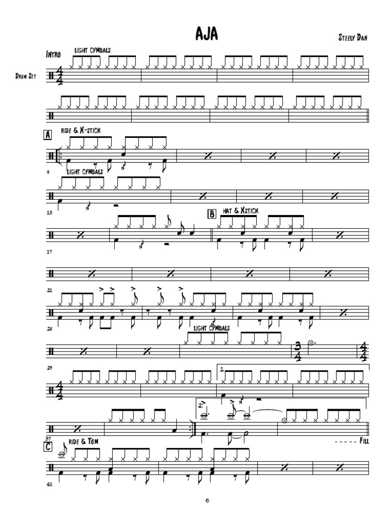 Aja Drums | PDF