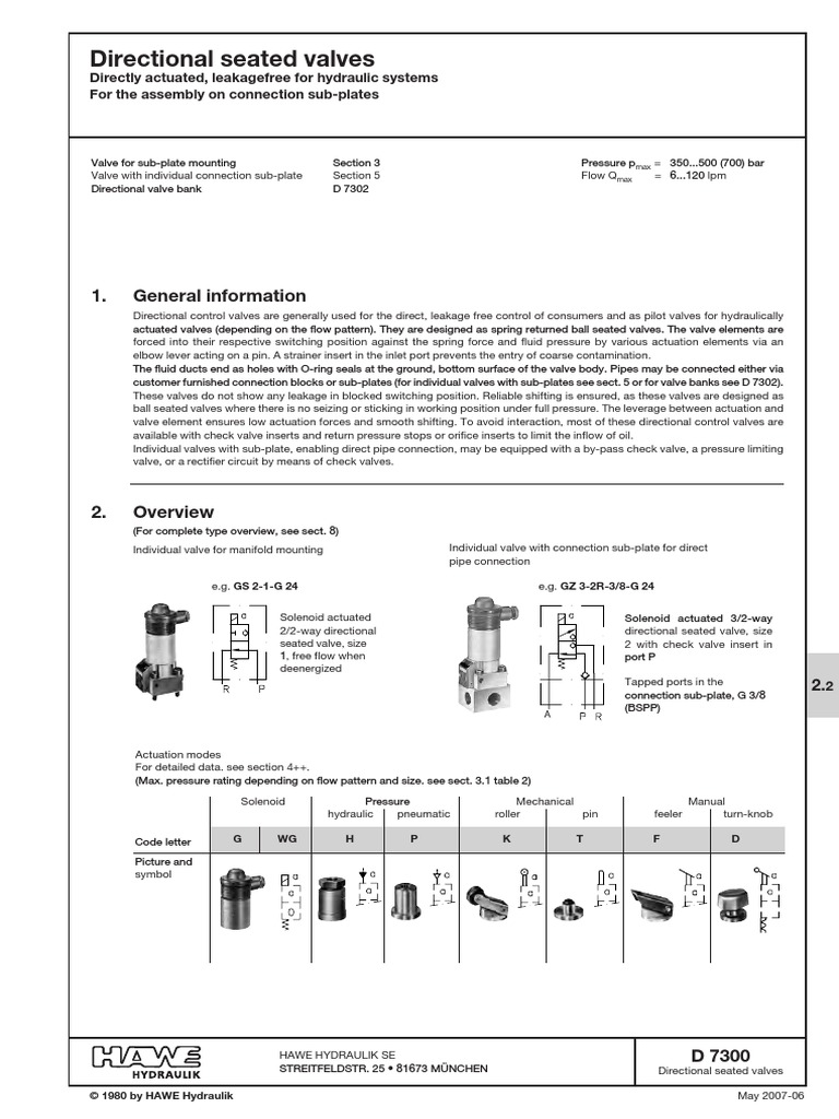D7300 en | PDF | Valve | Actuator