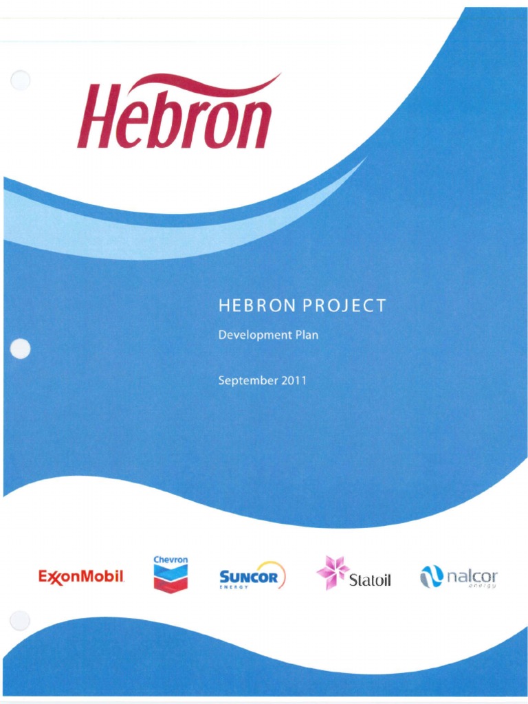 ExxonMobil. (2011) - Hebron Project Development Plan PDF | PDF | Casing ...