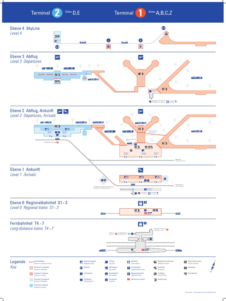 Frankfurt Airport Terminal Map Tenerife South Airport Airport Map