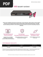 5100 Security Gateway Datasheet | PDF | Virtual Private Network | Firewall (Computing)