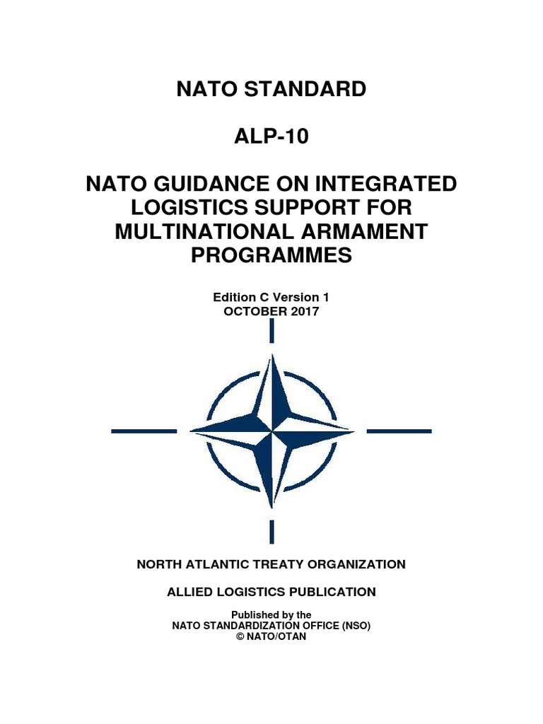 ALP-10 EDC V1 E NATO Logistics Program ILS PDF | PDF | Product ...